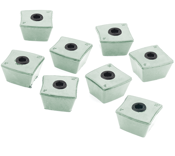 Angular Buffer Stops For Remount Jaws | Wood Lathe Accessories ...