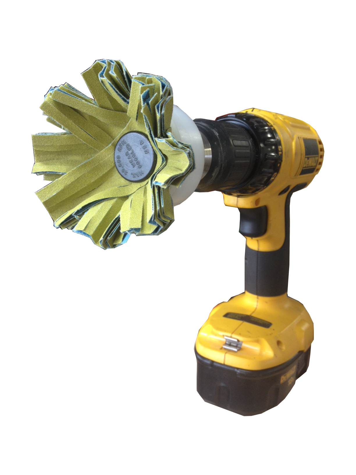 4" Cup Mop Kit - Sanding Mop - Stockroom Supply Tools